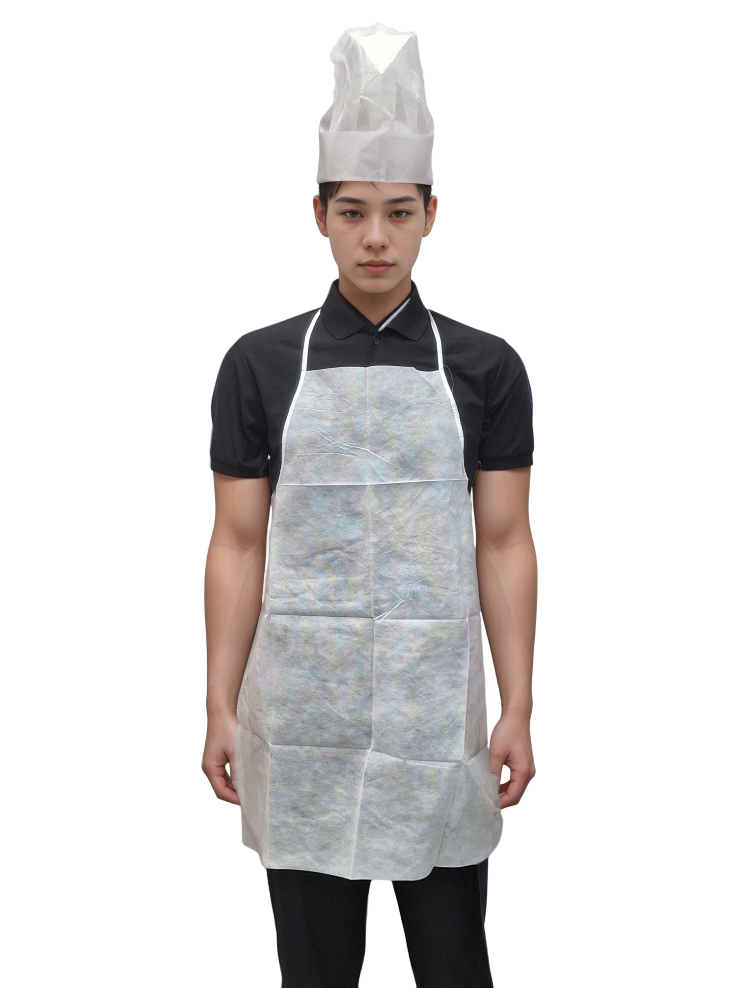 Disposable Kitchen Apron – 50 GSM, Pack of 10 - J R GARMENTS